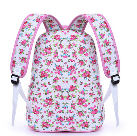 Sweet Floral Print Backpack Backpack For Girls on Luulla